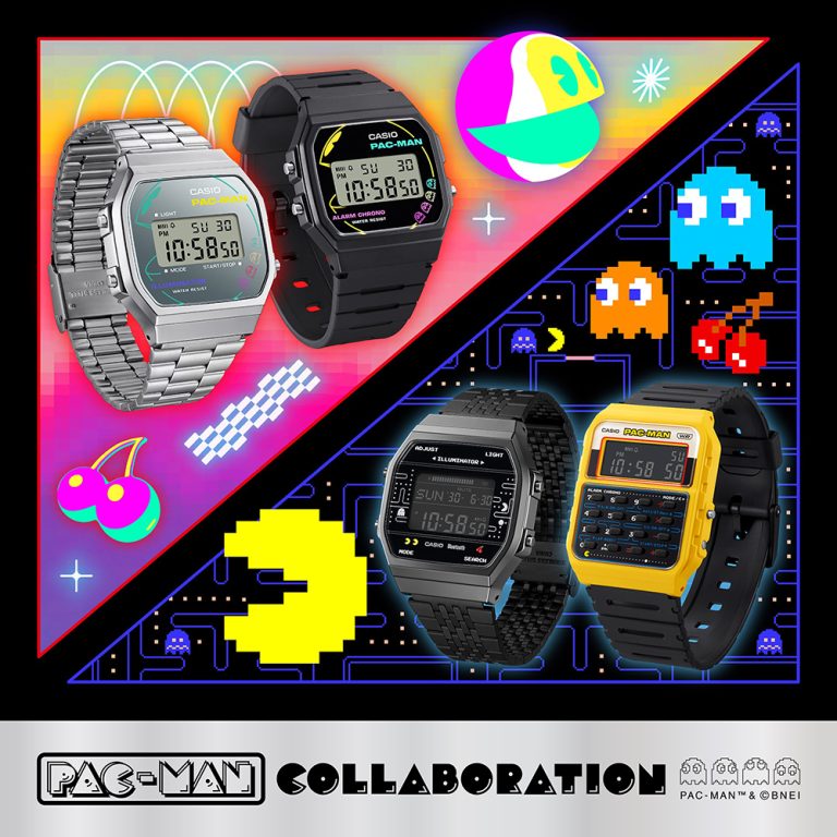 Lanzamiento ochentoso: Casio lanza relojes en colaboración con PAC-MAN ...